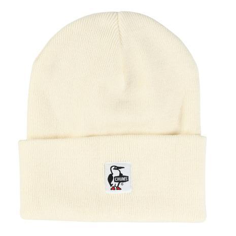 チャムス（CHUMS）（メンズ、レディース）ニット帽 ニットキャップ ビーニー CH05-1399-W004 ホワイト オールシーズン ブービーロゴ ユニセックス : 10862262401 ...