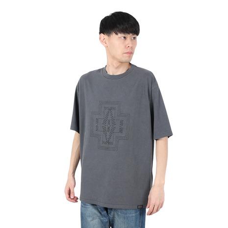 PENDLETON ペンドルトン（PENDLETON）（メンズ）半袖Tシャツ ロンT Pigmentdye 19807031 CCL チャコールグレー : L-Breath Yahoo!店 ...