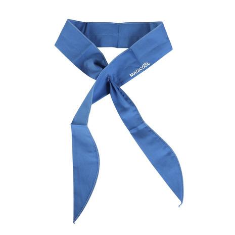 MAGICOOL マジクール（MAGICOOL）（メンズ、レディース、キッズ）ネッククーラー マジクール スカーフ 紺 DNIMC2F-NB 冷感 暑さ対策くり返し使える 熱中症対策 : L ...