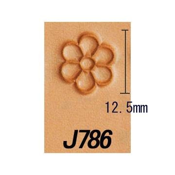 フラワーセンター J786 12.5mm【メール便対応】 [クラフト社] レザークラフト刻印 Jフラワーセンター : レザークラフト材料専門店 ...