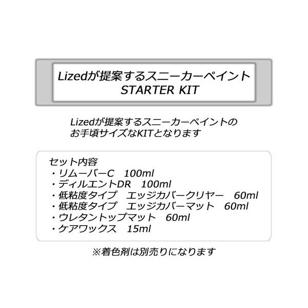 【Lized】Lizedが提案するスニーカーペイント STARTER KIT[在庫限り][レザークラフトぱれっと] レザークラフト染料 溶剤 接着剤 : レザークラフト材料専門店ぱれっと ...
