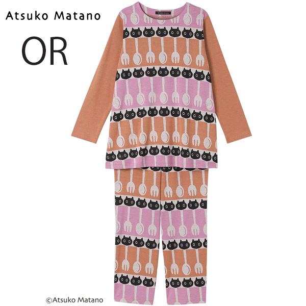 LL 3Lサイズ パジャマ 長袖 ワコール アツコマタノ 綿100％ ジャガードニット素材 丸首かぶりスタイル HDW418 : hdw418ll3l : キャロルランジェリー - 通販 ...