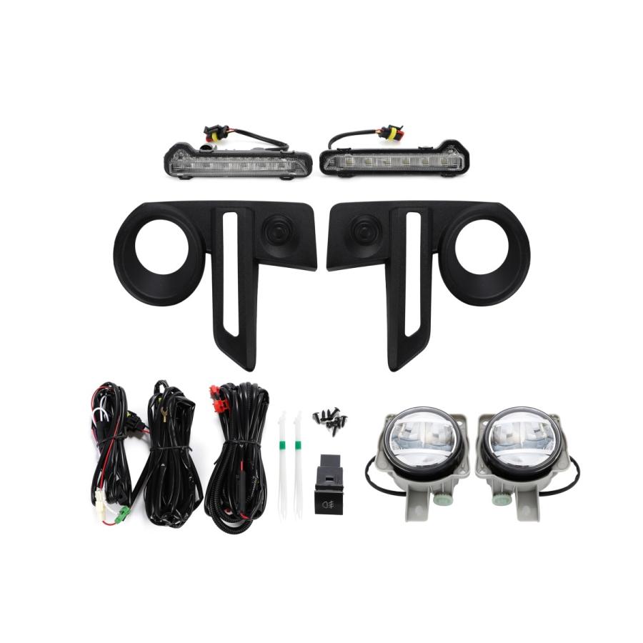 トヨタ 用 ライズ LED フォグランプ フルセット TOYOTA 用 RAIZE A200A/210A LED デイライト 2色切替 流れるウインカー キット 純正タイプ 社外品 ...