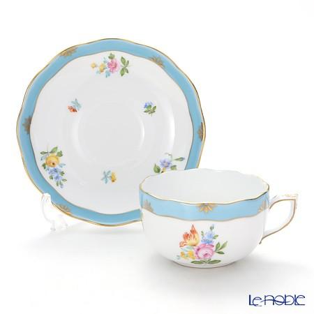 ヘレンド 並行輸入品 ローズチューリップ ブルー RTFB 20724-0-00 ティーカップ＆ソーサー 200ml アフタヌーンティー : ブランド洋食器 ル・ノーブル - 通販 ...