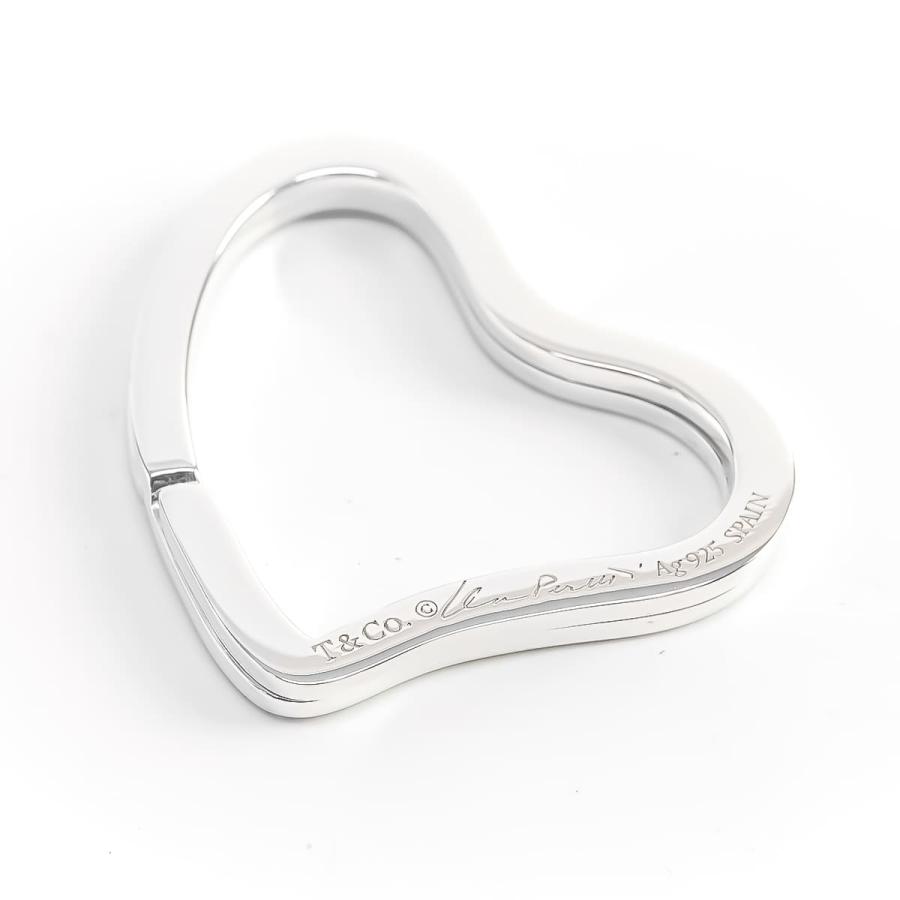 ティファニー キーリング レディース TIFFANY＆Co キーリング エルサ ペレッティ オープン ハート キーリング シルバー ...