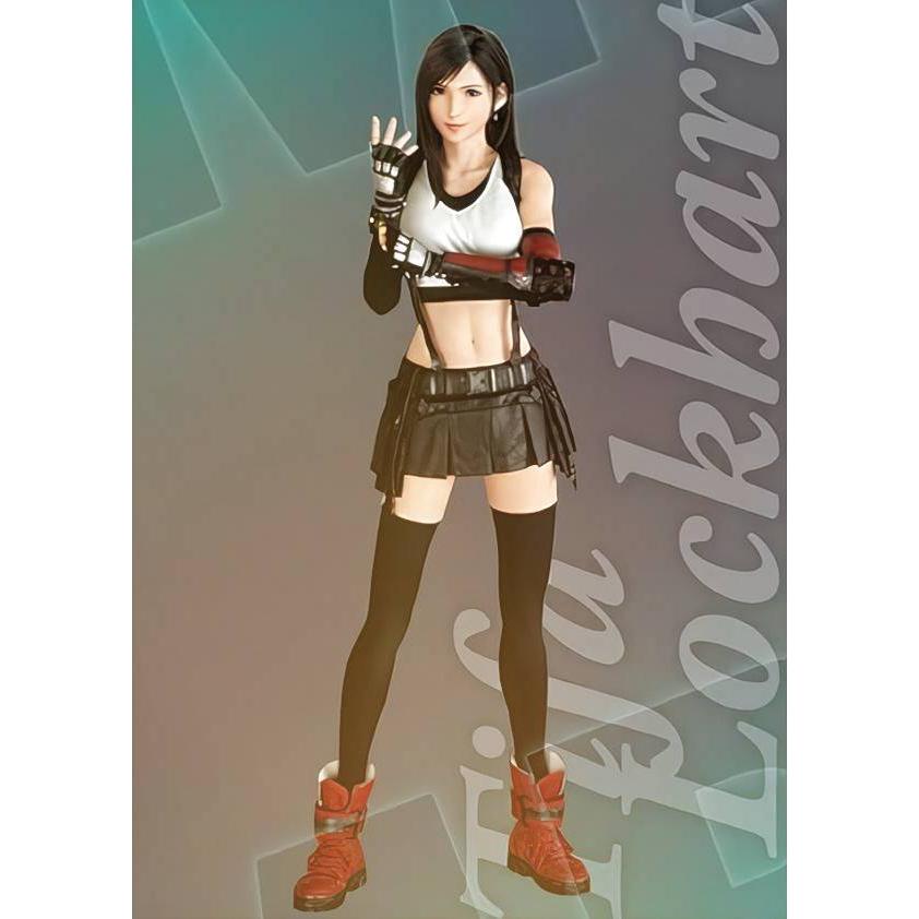 パラレル] 2-003 ティファ・ロックハート/リバース版 (プレミアムカード) 】 FF VII ANNIVERSARY ART MUSEUM DIGITAL CARD PLUS Vol.2 ...