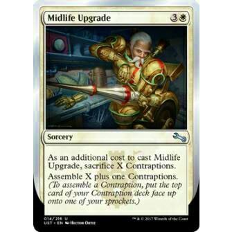 マジックザギャザリング英語版 MTG UST EN 014 Midlife Upgrade 中年の改造(英語版アンコモン) Unstable ...