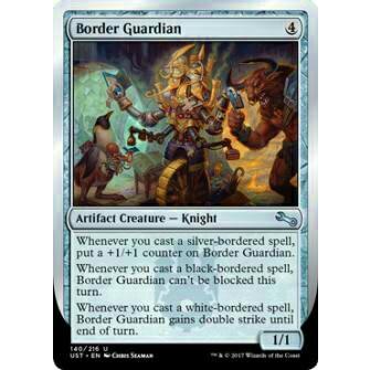 マジックザギャザリング英語版 MTG UST EN 140 Border Guardian 枠の守護者(英語版アンコモン) Unstable ...