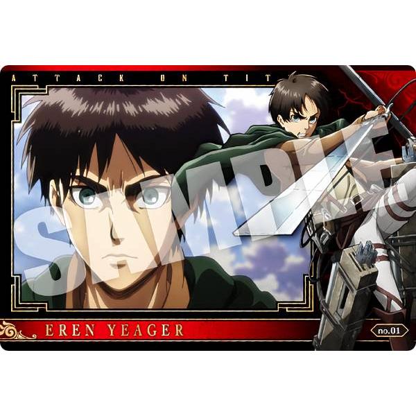 【no.01 エレン・イェーガー (キャラクターカード) 】 進撃の巨人 The Final Season ウエハース2 : トレカショップ LEAD. - 通販 - Yahoo!ショッピング