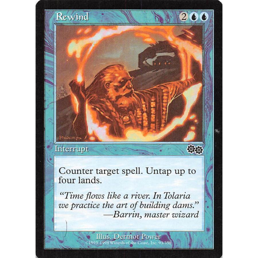 【プレイ用181808】マジックザギャザリング MTG 【ENG】《巻き直し/Rewind》[USG] 青C【楽】【中古】 : トレカショップ LEAD. - 通販 - Yahoo!ショッピング