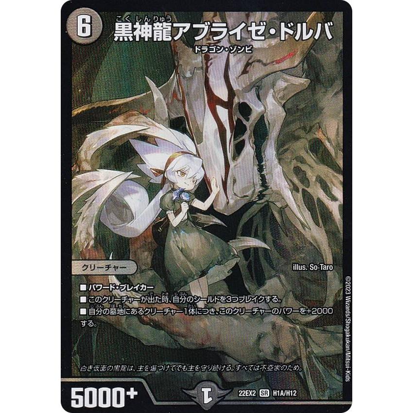 【ヒーローレア】デュエルマスターズ DM22EX2 H1A/H12 黒神龍アブライゼ・ドルバ (SR スーパーレア) (DM22-EX2) : トレカショップ LEAD. - 通販 ...