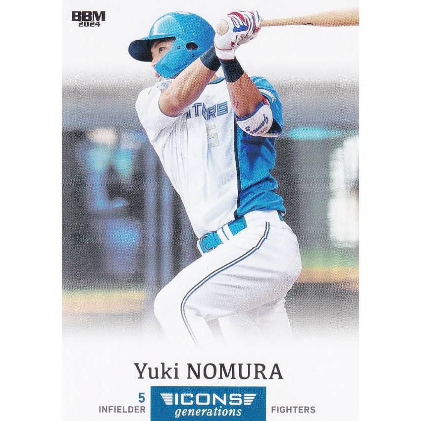 BBM 35 野村佑希 北海道日本ハムファイターズ (レギュラーカード) 2024 ICONS -GENERATIONS- : 24ic302403tt035 : トレカショップ LEAD ...