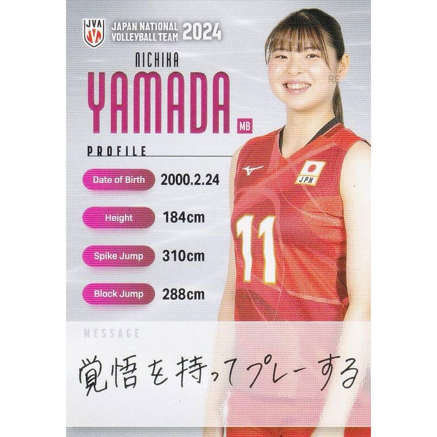【RG71 山田二千華 (レギュラーカード) 】 バレーボール女子日本代表 2024 トレーディングカード : トレカショップ LEAD ...