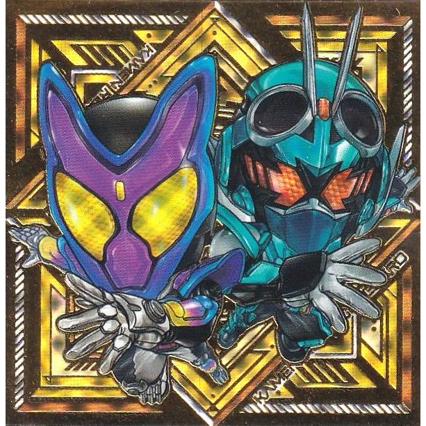 箔押し仕様] KR-31 仮面ライダーガヴ＆仮面ライダーガッチャード (SEC シークレット) 】 にふぉるめーしょん 仮面ライダーシリーズ シールウエハースvol.2 : トレカショップ ...