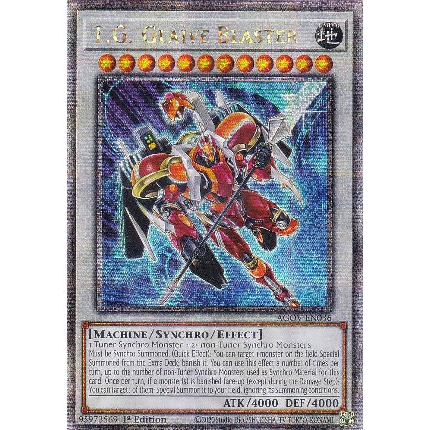 遊戯王 AGOV-EN036 TG グレイヴ・ブラスター T.G. Glaive Blaster (英語版 1st Edition 25th ...