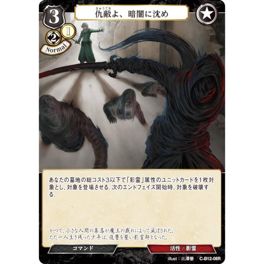 ビルディバイドTCG C-B12-08R 仇敵よ、暗闇に沈め (R レア) ブースターパック第12弾 風よ、竜の叫びを聞け : cbb12bd132310tt008 : トレカショップ ...