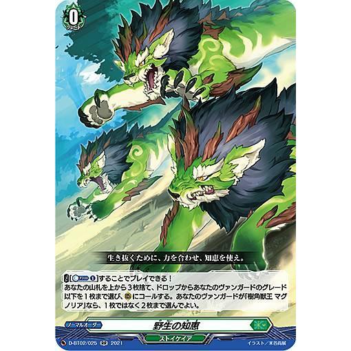 ヴァンガード D-BT02/025 野生の知恵 (RR ダブルレア) overDress ブースターパック第2弾 伝説との邂逅 :dbt02242106tt025:トレカショップ LEAD ...