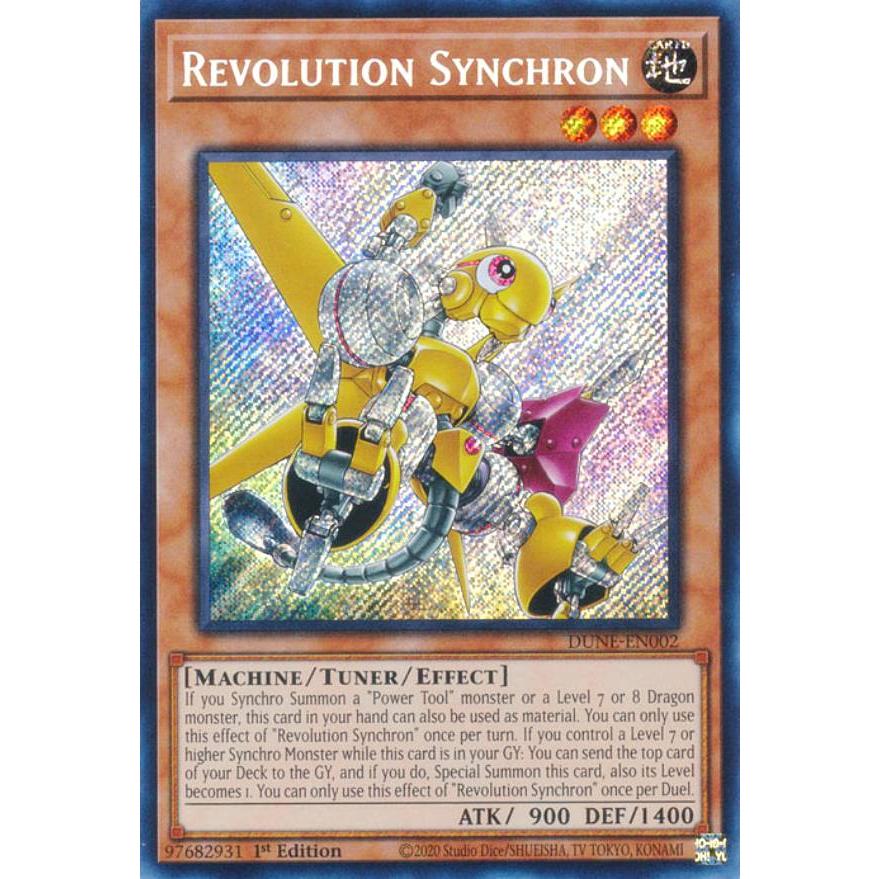 遊戯王 DUNE-EN002 レボリューション・シンクロン Revolution Synchron (英語版 1st Edition ...