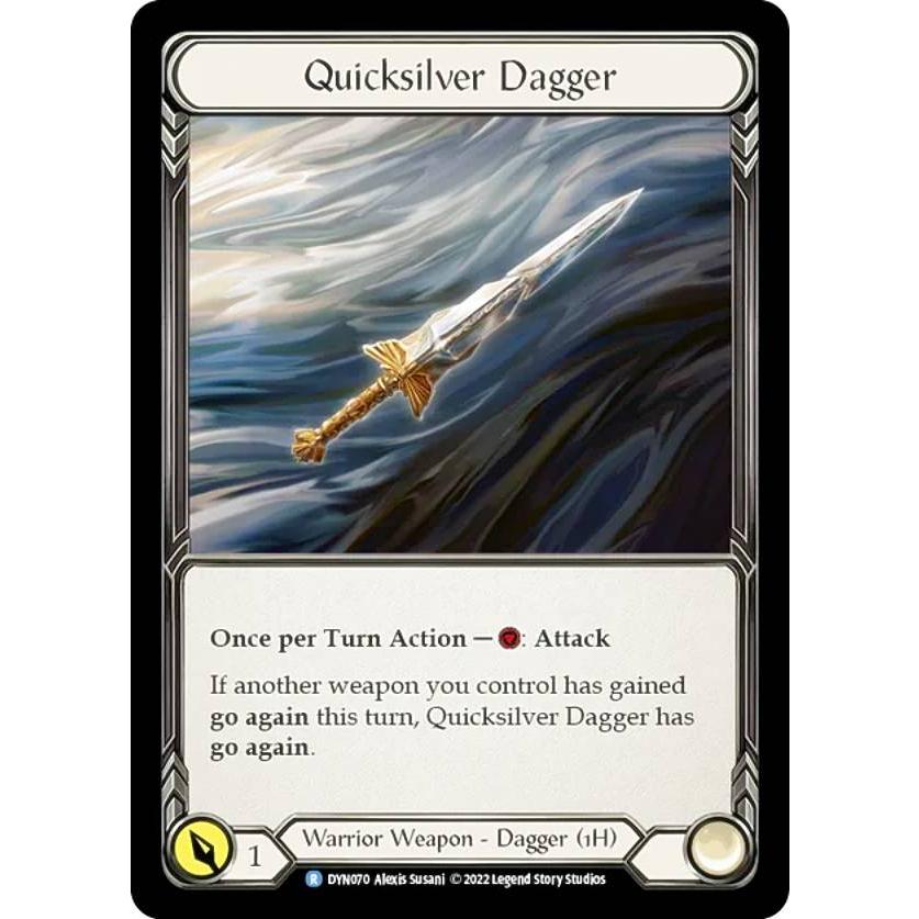 フレッシュ＆ブラッド DYN 070 Quicksilver Dagger (R レア) Dynasty Flesh and Blood : トレカショップ LEAD. - 通販 ...