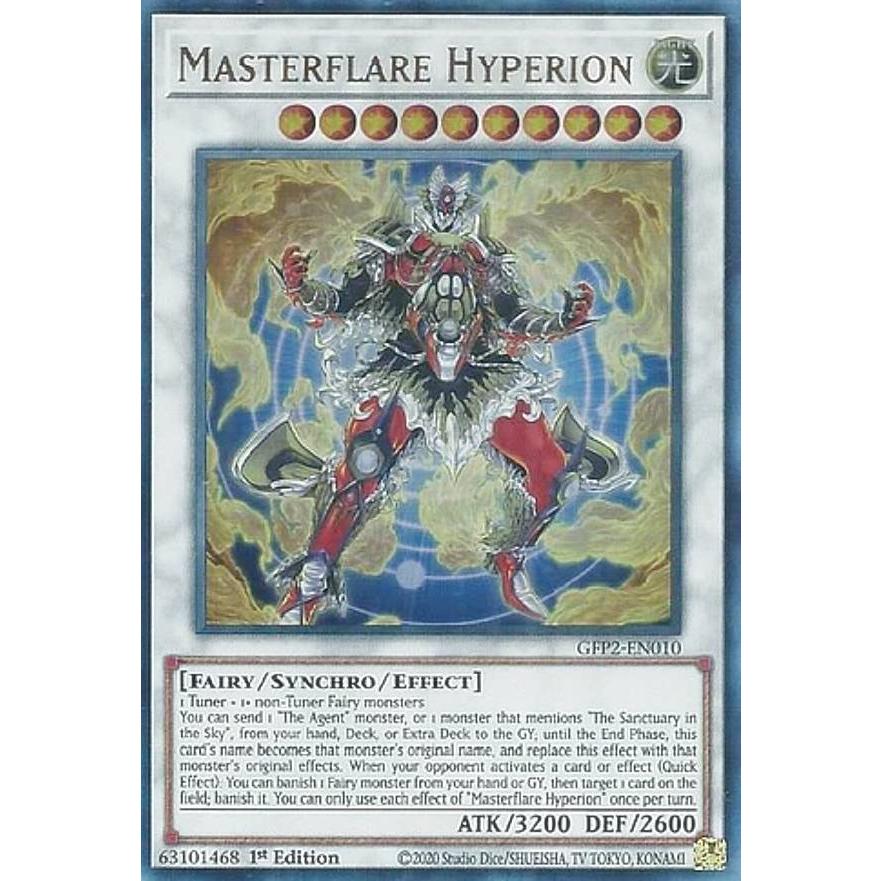 遊戯王 GFP2-EN010 マスターフレア・ヒュペリオン Masterflare Hyperion (英語版 1st Edition ウルトラレア) Ghosts From the Past ...