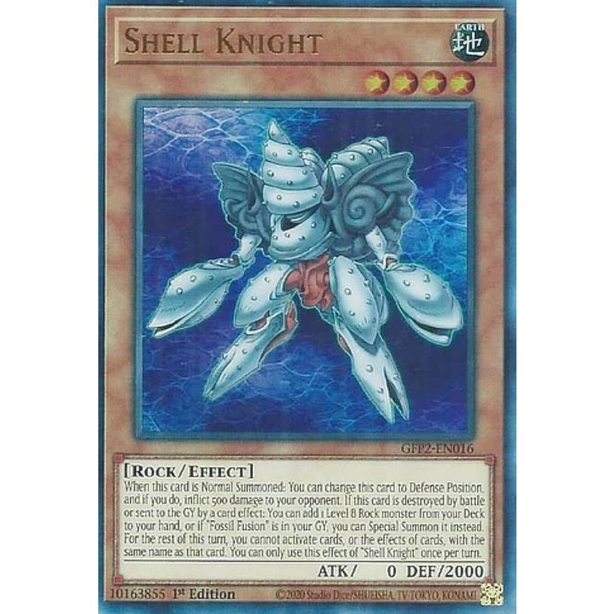 遊戯王 GFP2-EN016 シェル・ナイト Shell Knight (英語版 1st Edition ウルトラレア) Ghosts ...