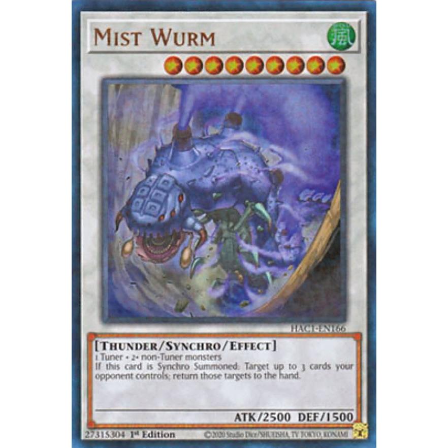 遊戯王 HAC1-EN166 ミスト・ウォーム Mist Wurm (英語版 1st Edition ウルトラレア) 【海外品 小傷がある場合 ...