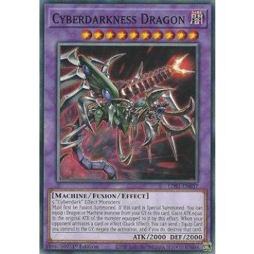 遊戯王 LDS1-EN037 鎧獄竜−サイバー・ダークネス・ドラゴン Cyberdarkness Dragon (英語版 1st ...