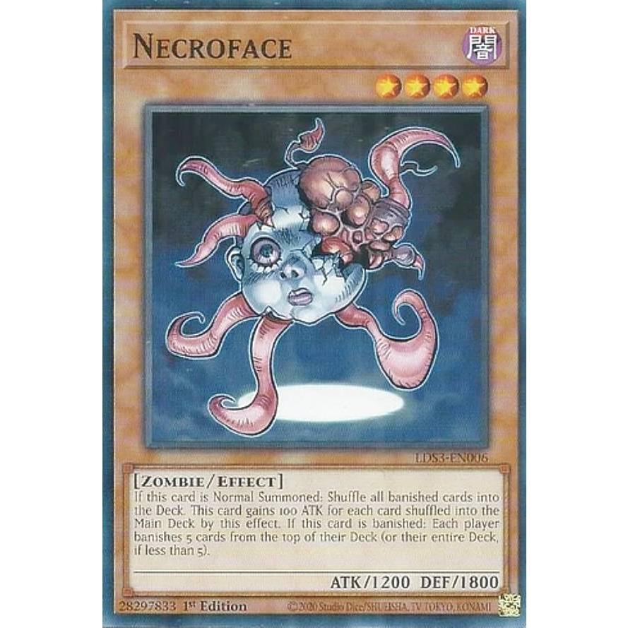 遊戯王 LDS3-EN006 ネクロフェイス Necroface (英語版 1st Edition ノーマル ...