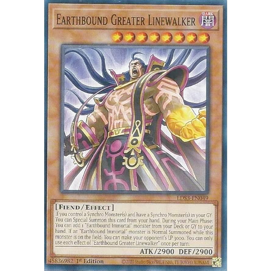遊戯王 LDS3-EN049 地縛超神官 Earthbound Greater Linewalker (英語版 1st Edition ...