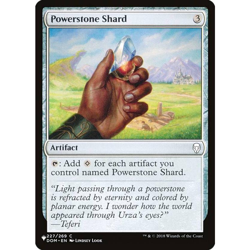マジックザギャザリング DOM EN Powerstone Shard (英語版 コモン) The List ザ・リスト : トレカショップ ...