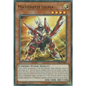 遊戯王 MYFI-EN001 斬機シグマ Mathmech Sigma (英語版 1st Edition スーパーレア) Mystic ...