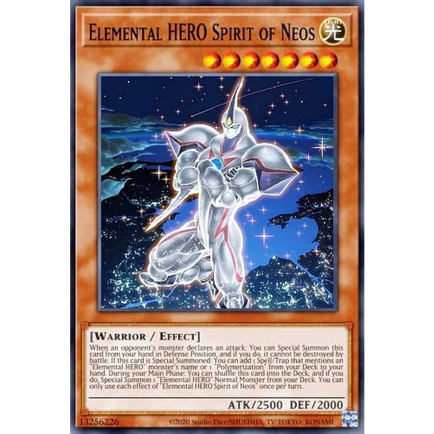 遊戯王 POTE-EN001 E・HERO スピリット・オブ・ネオス Elemental HERO Spirit of Neos (英語版 1st Edition スーパーレア ...