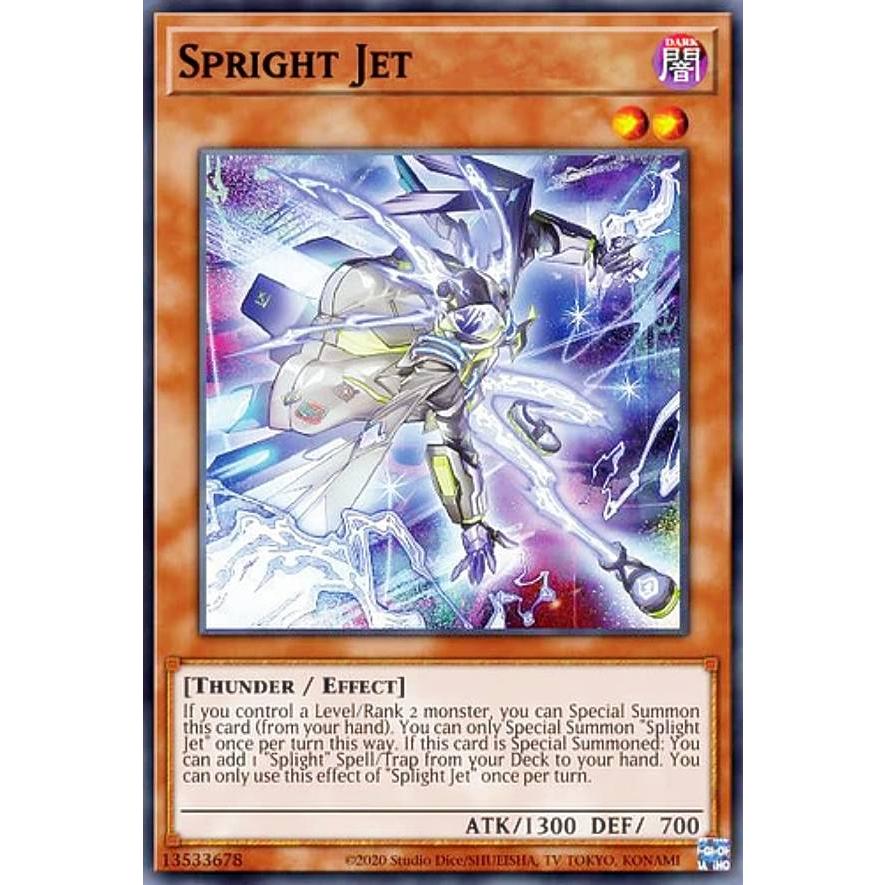 遊戯王 POTE-EN004 スプライト・ジェット Spright Jet (英語版 1st Edition スーパーレア ...