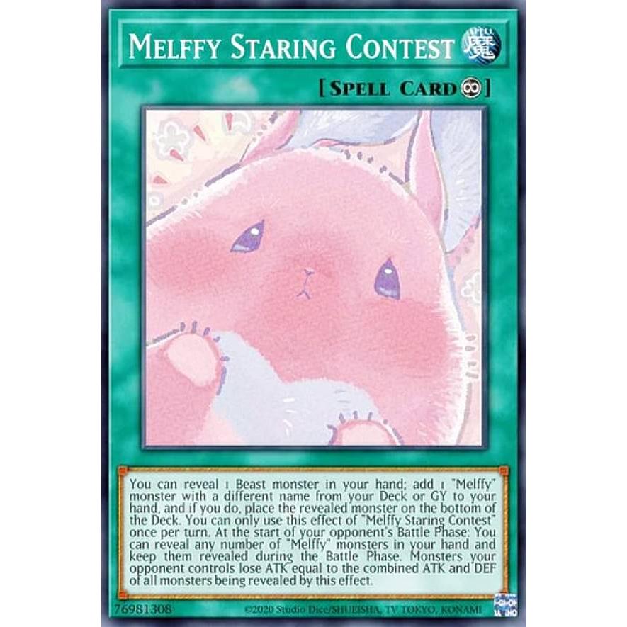 遊戯王 POTE-EN063 メルフィーとにらめっこ Melffy Staring Contest (英語版 1st Edition スーパー ...