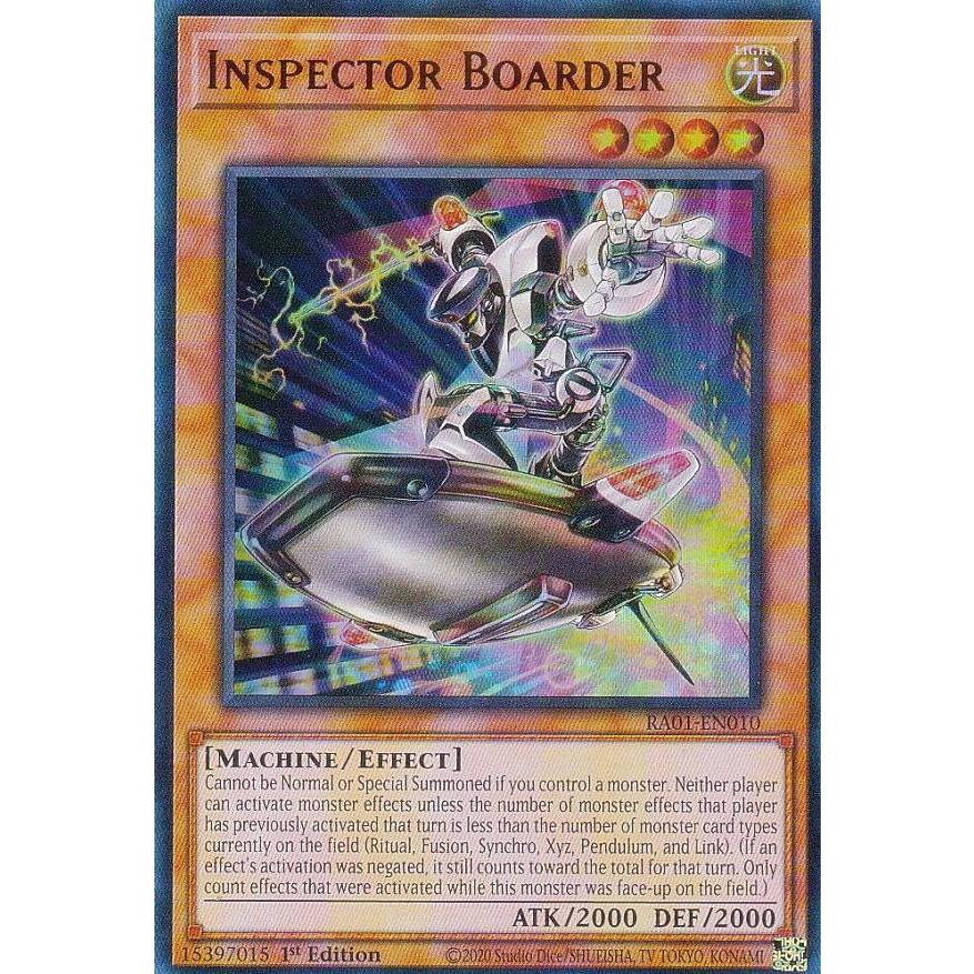 遊戯王 RA01-EN010 インスペクト・ボーダー Inspector Boarder (英語版 1st Edition ウルトラレア ...