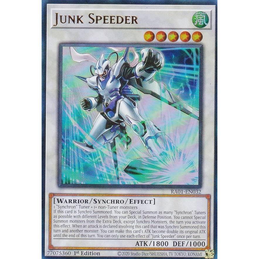 遊戯王 RA01-EN032 ジャンク・スピーダー Junk Speeder (英語版 1st Edition ウルトラレア) : トレカショップ LEAD. - 通販 - Yahoo!ショッピング