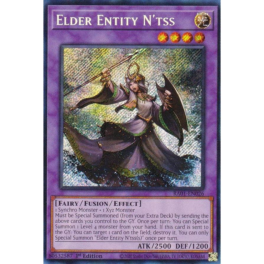 遊戯王 RA01-EN026 旧神ヌトス Elder Entity N'tss (英語版 1st Edition シークレットレア ...