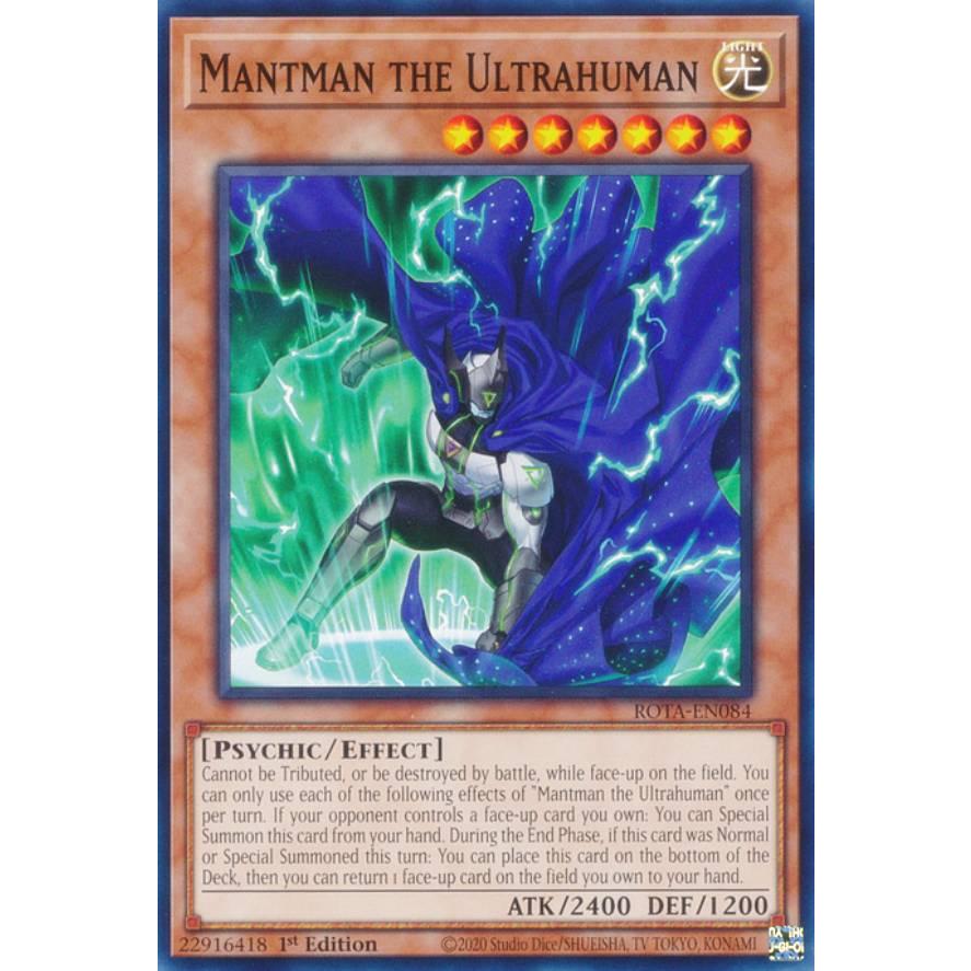遊戯王 ROTA-EN084 Mantman the Ultrahuman (英語版 1st Edition ノーマル) : トレカショップ ...