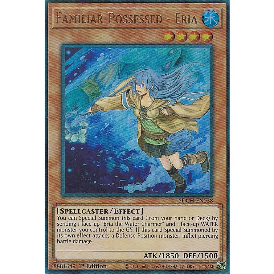 遊戯王 SDCH-EN038 憑依装着−エリア Familiar-Possessed - Eria (英語版 1st Edition ウルトラレア) Spirit Charmers ...