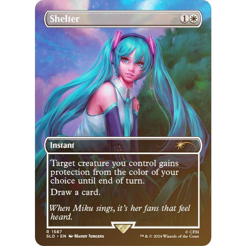 【FOIL】マジックザギャザリング SLD JP 1587 避難 (英語版 レア) Secret Lair × 初音ミク (MTG) : slden022408ttf0001 : トレカ ...