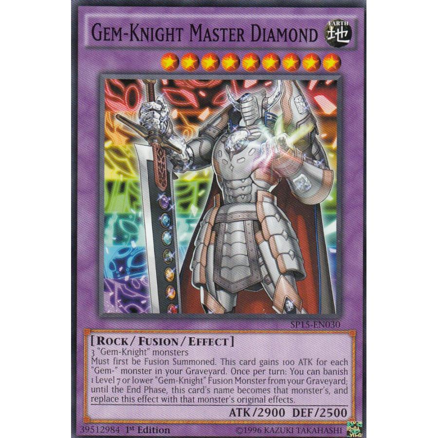 遊戯王 SP15-EN030 ジェムナイトマスター・ダイヤ Gem-Knight Master Diamond(英語版 1st Edition ノーマル) : トレカショップ LEAD ...