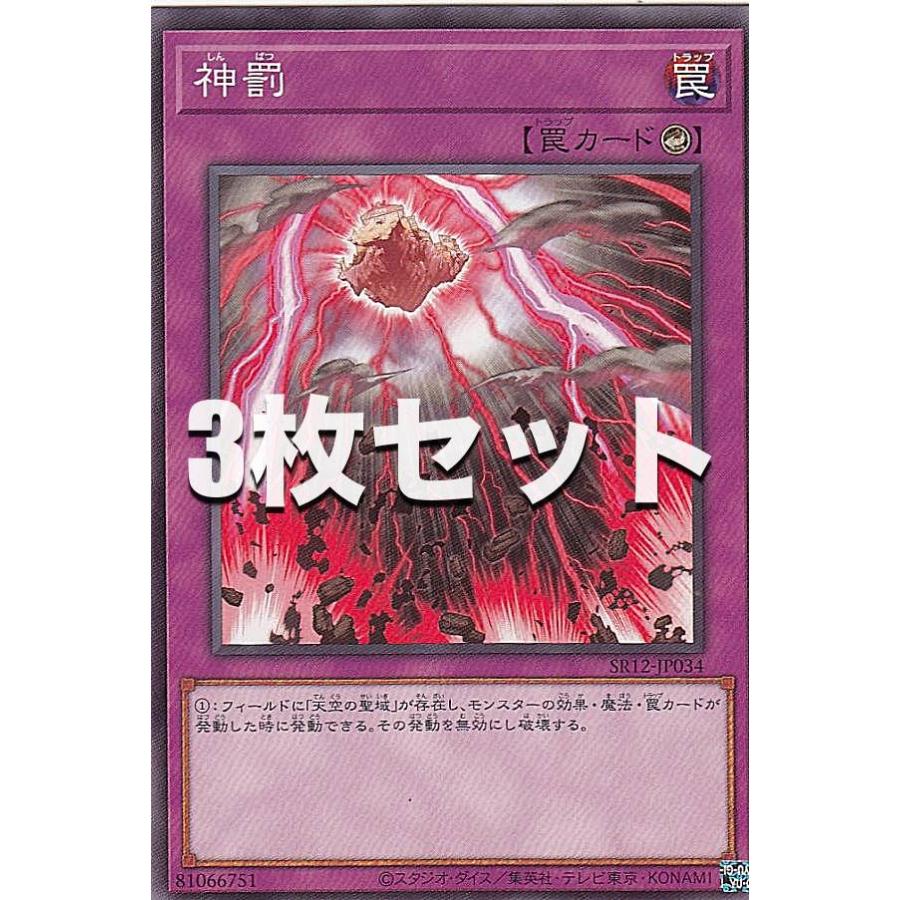 【3枚セット】遊戯王 SR12-JP034 神罰 (日本語版 ノーマル) STRUCTURE DECK R − ロスト・サンクチュアリ − :sr12062108tt3s034:トレカショップ ...