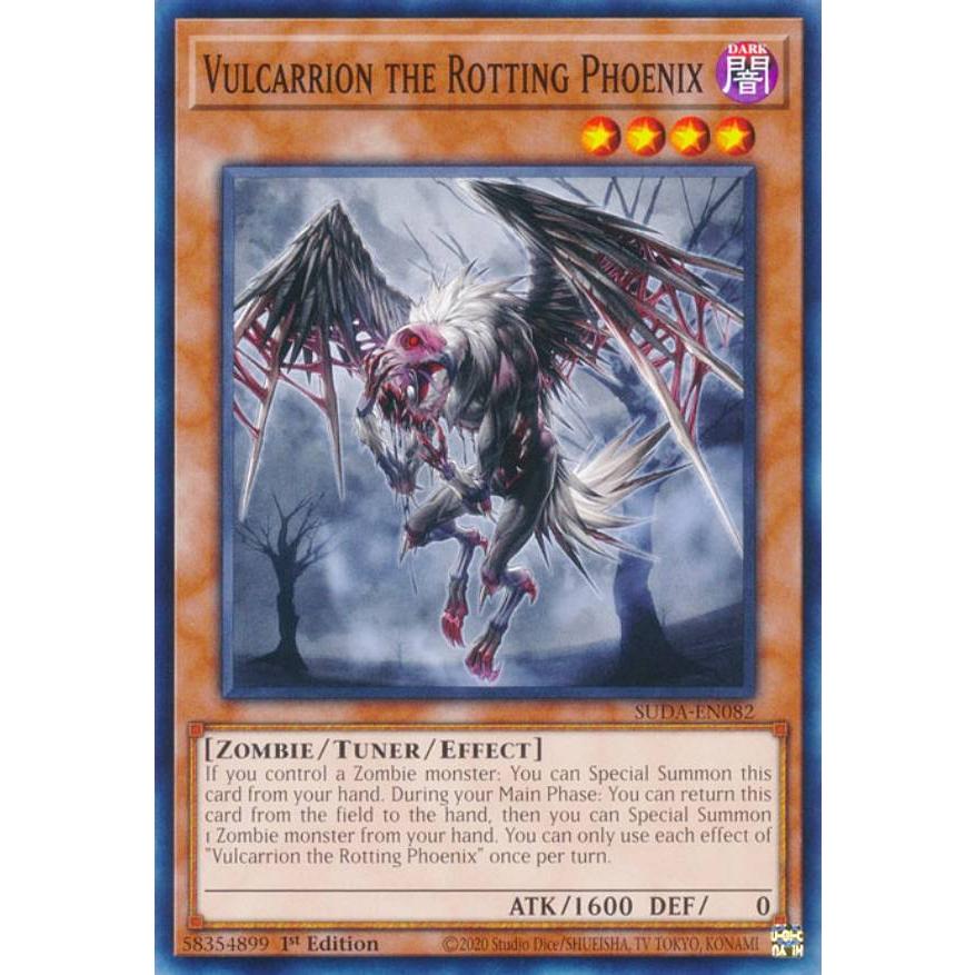 遊戯王 SUDA-EN082 Vulcarrion the Rotting Phoenix (英語版 1st Edition ノーマル ...
