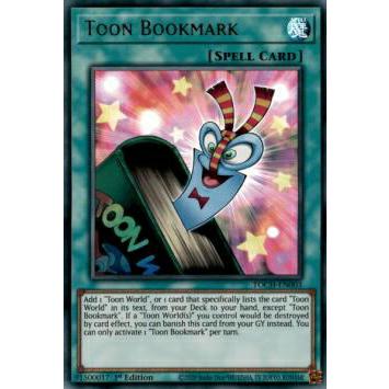遊戯王 TOCH-EN003 Toon Bookmark (英語版 1st Edition ウルトラレア) Chaos : トレカショップ ...