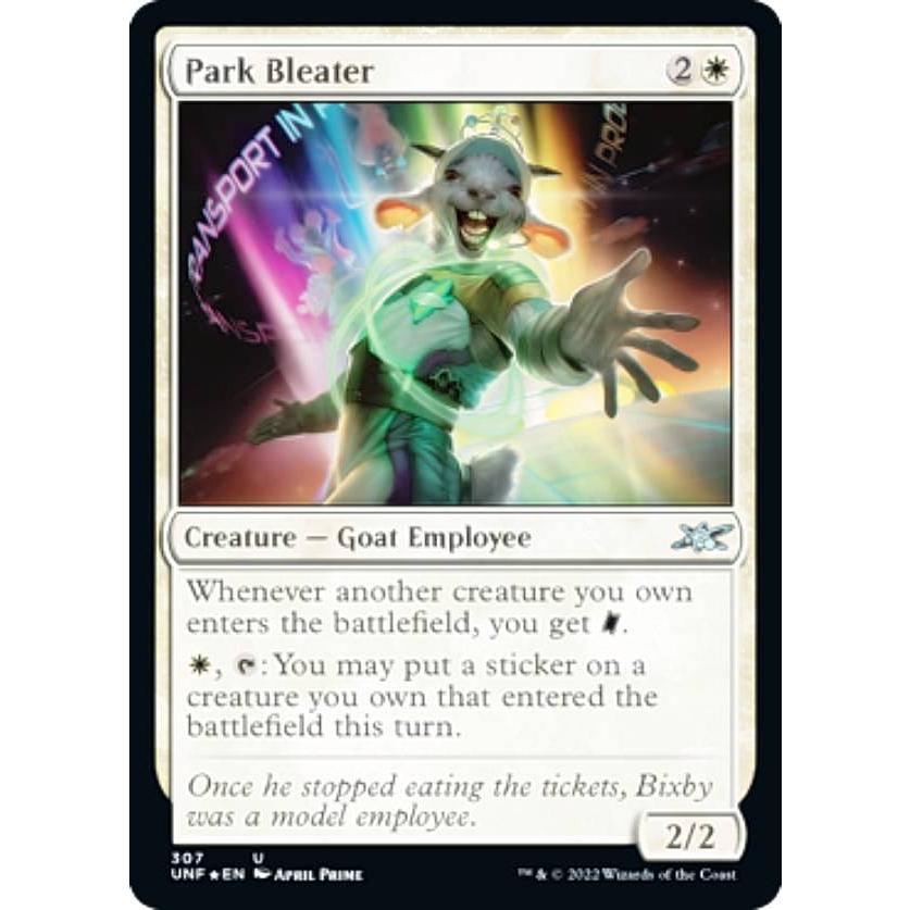 【ギャラクシー・FOIL】マジックザギャザリング UNF EN 307 Park Bleater (英語版 アンコモン) UNFINITY ...