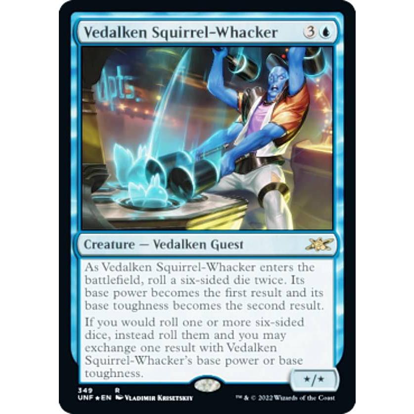 【ギャラクシー・FOIL】マジックザギャザリング UNF EN 349 Vedalken Squirrel-Whacker (英語版 レア) UNFINITY ...
