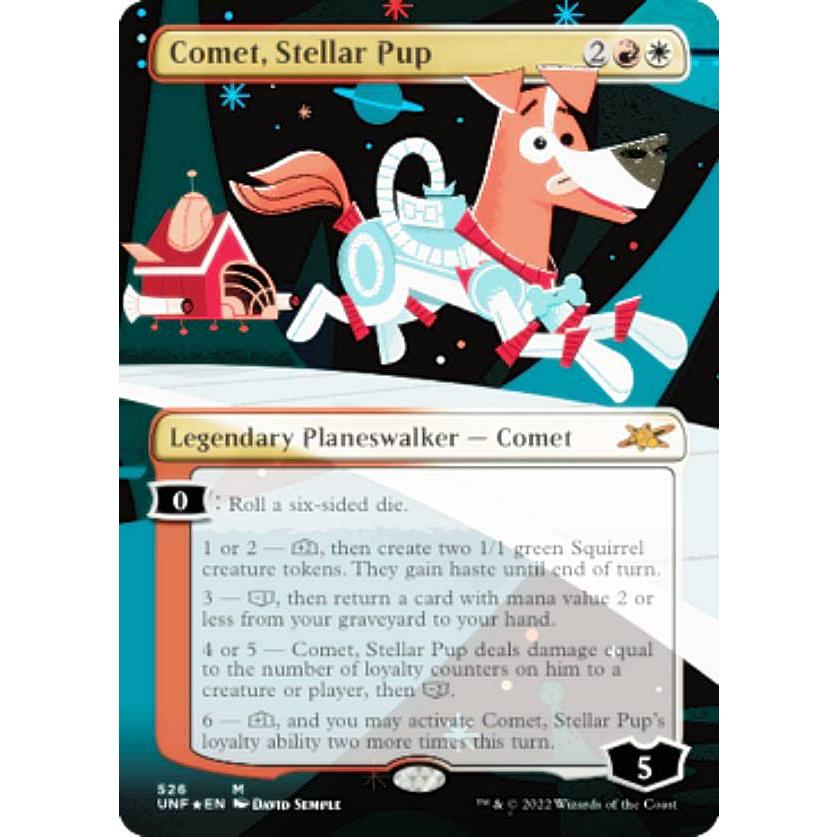 【ギャラクシー・FOIL】マジックザギャザリング UNF EN 526 Comet, Stellar Pup (英語版 神話レア ...