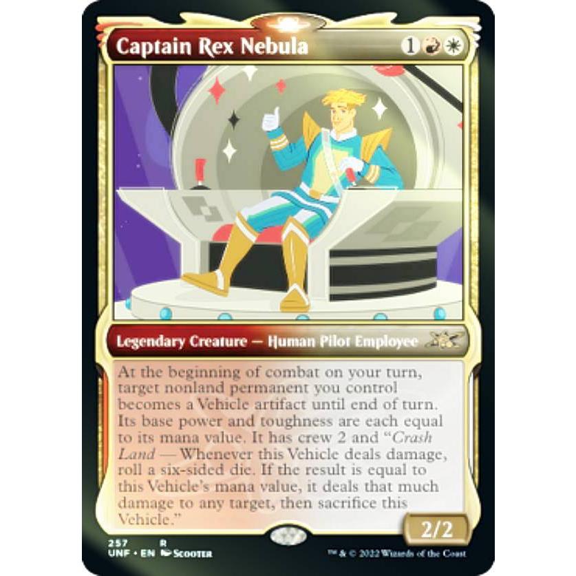 【FOIL】マジックザギャザリング UNF EN 257 Captain Rex Nebula (英語版 レア) UNFINITY ...