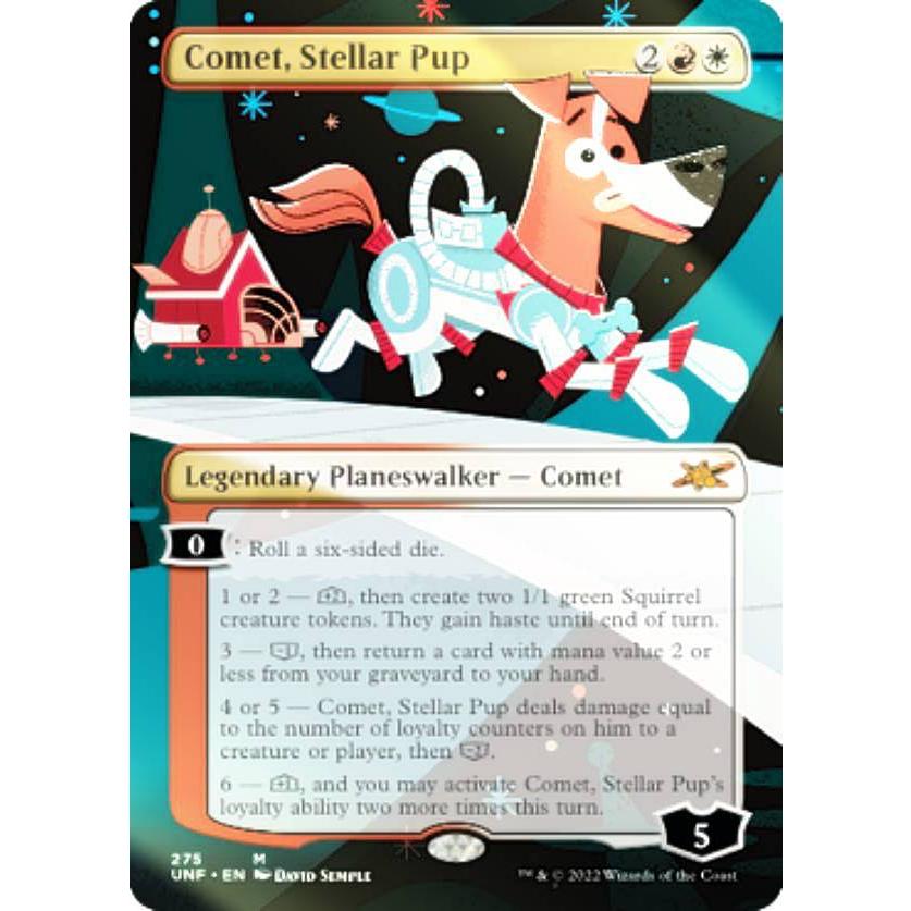 【FOIL】マジックザギャザリング UNF EN 275 Comet, Stellar Pup (英語版 神話レア) UNFINITY ...