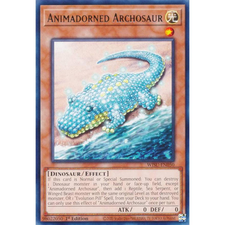 遊戯王 WISU-EN050 珠玉獣−アルゴザウルス Animadorned Archosaur (英語版 1st Edition レア ...